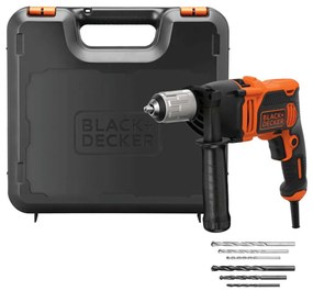 BLACK+DECKER Nářadí - Příklepová vrtačka 850 W, s příslušenstvím BEH850K-QS