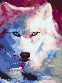 NORIMPEX Malování podle čísel Stíny bílého vlka / 40x50 cm