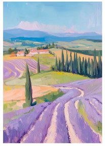 Obraz 70x100 cm Purple Fields – Styler