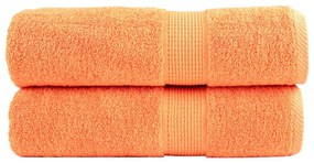 Premium ručníky SOLUND 2 ks oranžové 70 x 140 cm 600 g/m² 137380