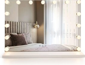 Rea Rea, Zrcadlo LED HOLLYWOOD White 80x60, HOM-12013