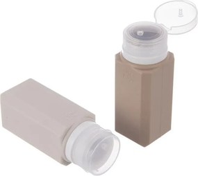 Sada 4 ks cestovních silikonových lahviček 90 ml