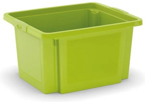 Zelený plastový úložný box 42x35x23 cm H-Box S – KIS