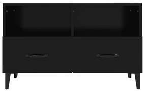 TV skříňka černá 80 x 36 x 50 cm kompozitní dřevo - Default Title