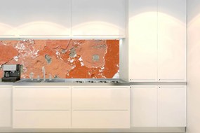 Samolepicí fototapeta na kuchyňskou linku Rozbitá zeď KI-180-149 / Fototapety do kuchyně Dimex (180 x 60 cm)