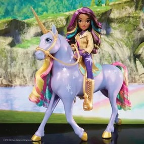 Spin Master Unicorn Academy Světelný jednorožec Wildstar s panenkou So