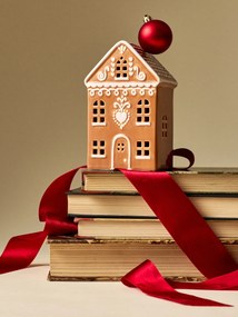 Sinsay - LED lampička ve tvaru domečku - hnědá