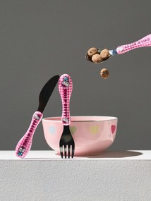 Sinsay - Sada příborů 3 baleni Hello Kitty - růžová