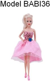 Oblečky pro Barbie - růžové outfity Varianta: model BABI36