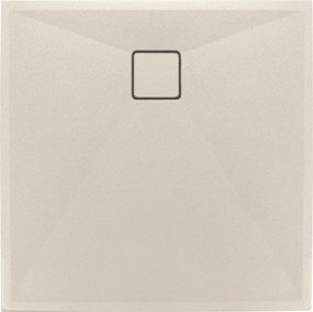 Deante Correo, granitová sprchová vanička, čtvercová 800x800x36 mm, béžová, KQR_542B