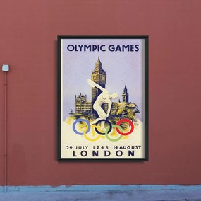 Retro plakát Olympijské hry v Londýně