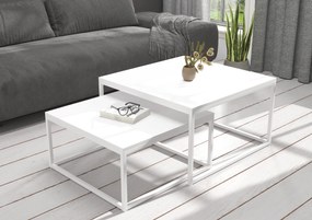 ADRK Furniture Konferenční stolek 2v1 KAMA CT-KAM-W-W