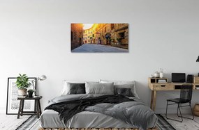 Obrazy na plátně Italy Street budovy 125x50 cm