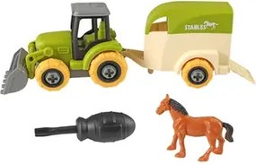 RAPPA Šroubovací traktor nakladač s přívěsem pro koně 25 cm / od 3 let
