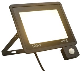 LED reflektor se senzorem 100 W teplé bílé světlo 149627