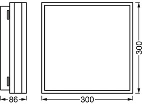 Ledvance - LED Stmívatelné stropní svítidlo SMART+ MAGNET LED/26W/230V Wi-Fi