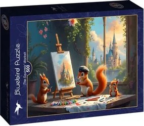 BLUEBIRD Puzzle Veverčí ateliér / 500 dílků / od 12 let