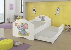 Dvojitá postel s matracemi CASIMO II ELEPHANT 160x80
