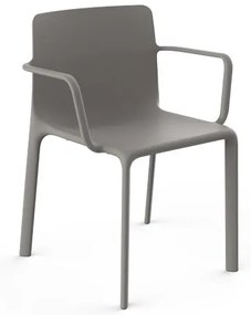 VONDOM - Židle KES s područkami - šedá