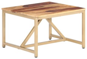 vidaXL Odkládací stolek 60 x 60 x 40 cm masivní sheeshamové dřevo