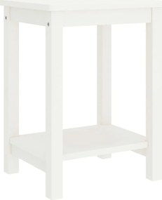 vidaXL Noční stolek 35 x 30 x 47 cm masivní borové dřevo [322210] Barva: světle šedá