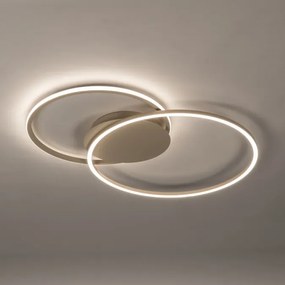 Stropní stmívatelné LED svítidlo Omega 750 Taupe Big