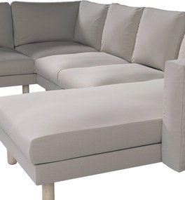 Potah na pohovku IKEA Norsborg rohová, 5-místná se šezlongem barva béžová látka sametová