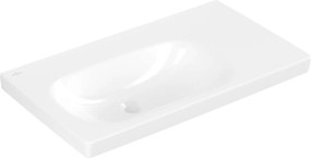 Villeroy & Boch Skyla - Umyvadlo 80x46 cm, bez přepadu, bez otvoru pro baterii, CeramicPlus, Stone White 5A52L4RW