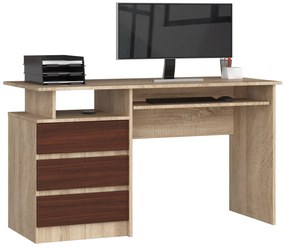 PC stolek Bronte (dub sonoma + wenge). 1069690