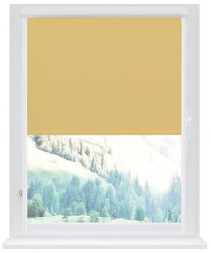 Dekodum Klasická mini roleta v bílé kazetě, barva látky Vanilka Šířka (cm): 57, Výška (cm): Standardní (do 150 cm), Strana mechanismu: Práva