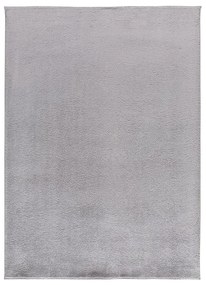Šedý koberec z mikrovlákna 120x170 cm Coraline Liso – Universal