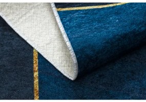 Dywany Luszczow Dětský kusový koberec MIRO 52097.801 pratelný  Geometrická protiskluz, modrý Rozměr koberce: 140 x 190 cm
