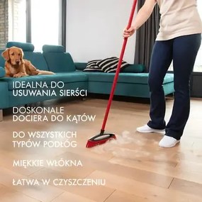 Vileda Pet Pro ALWAYS CLEAN červená / Smeták / pro kočky a psy / techn