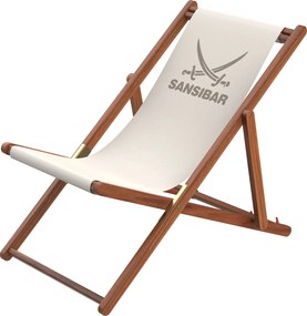 Sansibar Skládací lehátko, D 60 × Š 90–103 × V 63–80 cm