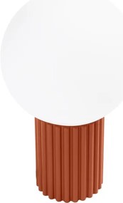 Sollux SL.1731 - Stolní lampa HALO 1xG9/8W/230V pr. 12 cm oranžová