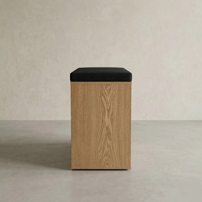 Botník s sedákem KADO, 104 x 50 x 30 cm, hnědá