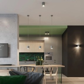 Sollux Lighting Stropní svítidlo ORBIS 2 šedé