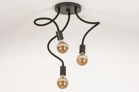 Stropní svítidlo do kuchyně Flexi Bulb 3 Black