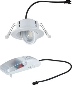 P 92411 LED vestavné svítidlo Zina IP65 5W / 8W 230V stmívatelné 2700 - 4000K bílá mat - PAULMANN