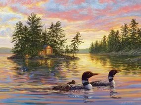 COBBLE HILL Puzzle Klidný večer XL / 275 dílků / od 9 let