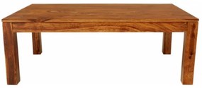 Indický nábytek - Konferenční stolek Kali 110x40x60 z indického masivu palisandr Only stain