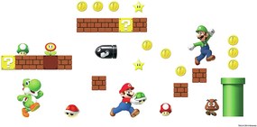 Hravé nálepky SUPER MARIO nejen do klučičího pokoje