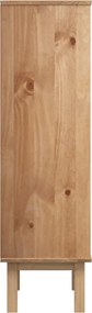 vidaXL Botník OTTA se 3 zásuvkami masivní borové dřevo [351311] Barva: Krémová a antracitová