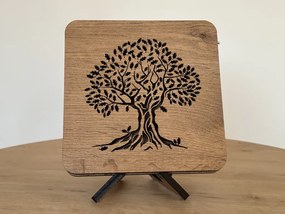 Li-Go "Dub" lampa 19x19cm provedení povrchu: dub