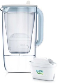 Brita - Filtrační konvice One, objem 2,5 l, filtr Maxtra Pro, sklo/modrá 1050452