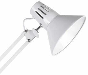 Stolní lampa WORKER 1xE27/10W/230V bílá