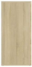 Příborník dub sonoma 160 x 36 x 75 cm kompozitní dřevo,  3074930