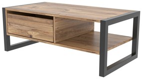Konferenční stolek Heidi (atlantická borovice + černá). 1088776
