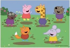 DINO Peppa Pig a kamarádi / 2x48 dílů / od 4 let