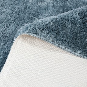 Goldea koupelnová předložka / kobereček s vyšším chlupem 60x100 cm - modrá 60 x 100 cm